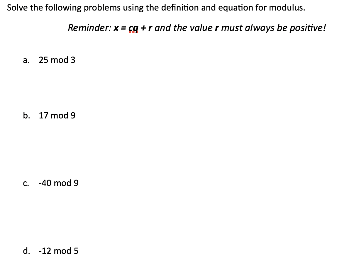 Solved Solve the following problems using the definition and | Chegg.com