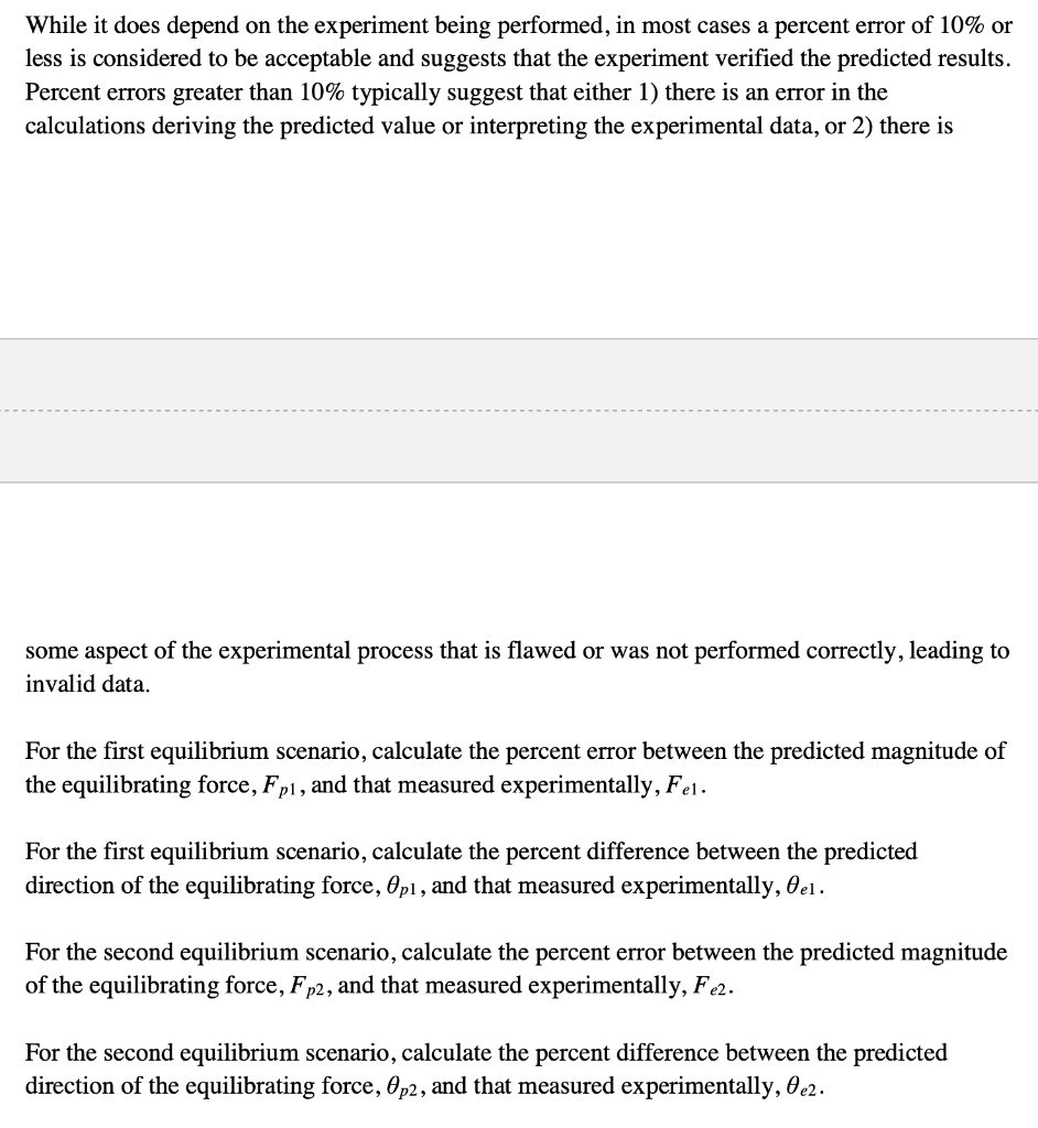 Question 2: To find the predicted equilibrating | Chegg.com