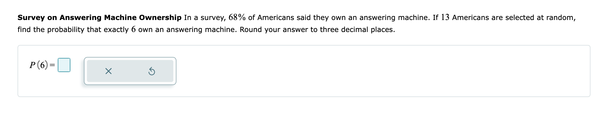 Solved Survey on Answering Machine Ownership In a survey, | Chegg.com