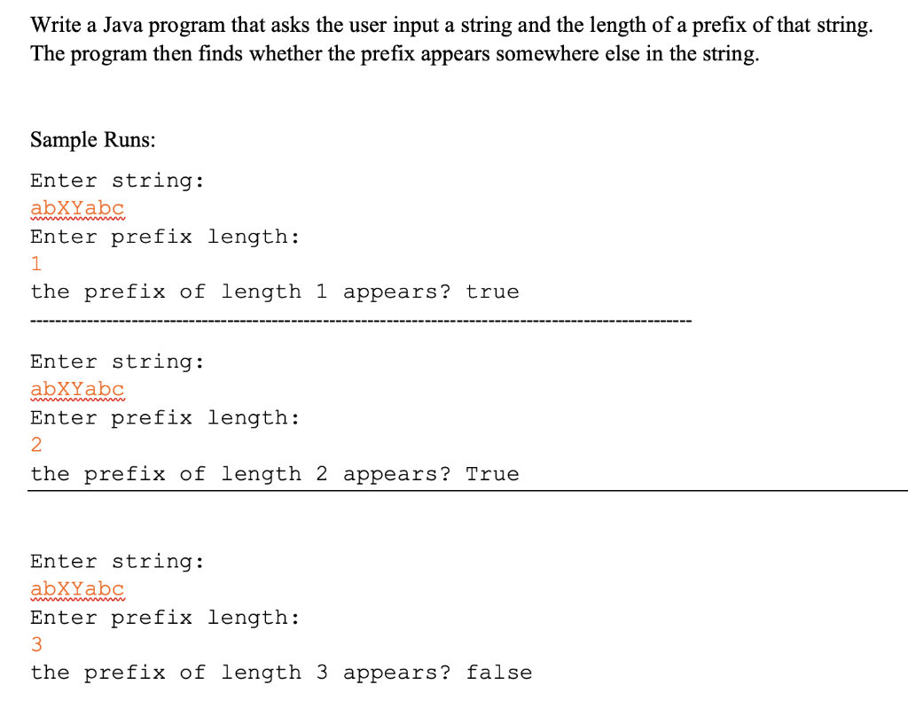Solved Write a Java program that asks the user input a | Chegg.com