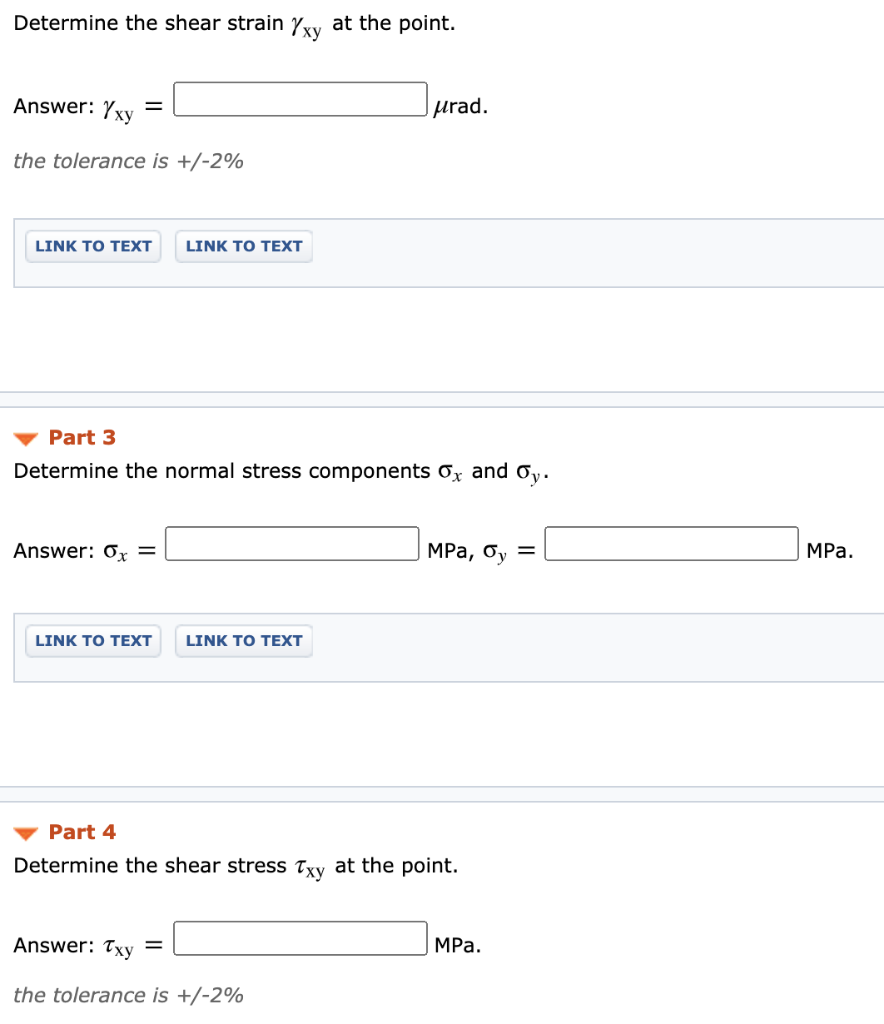 Solved The strain rosette shown in the figure was used to | Chegg.com