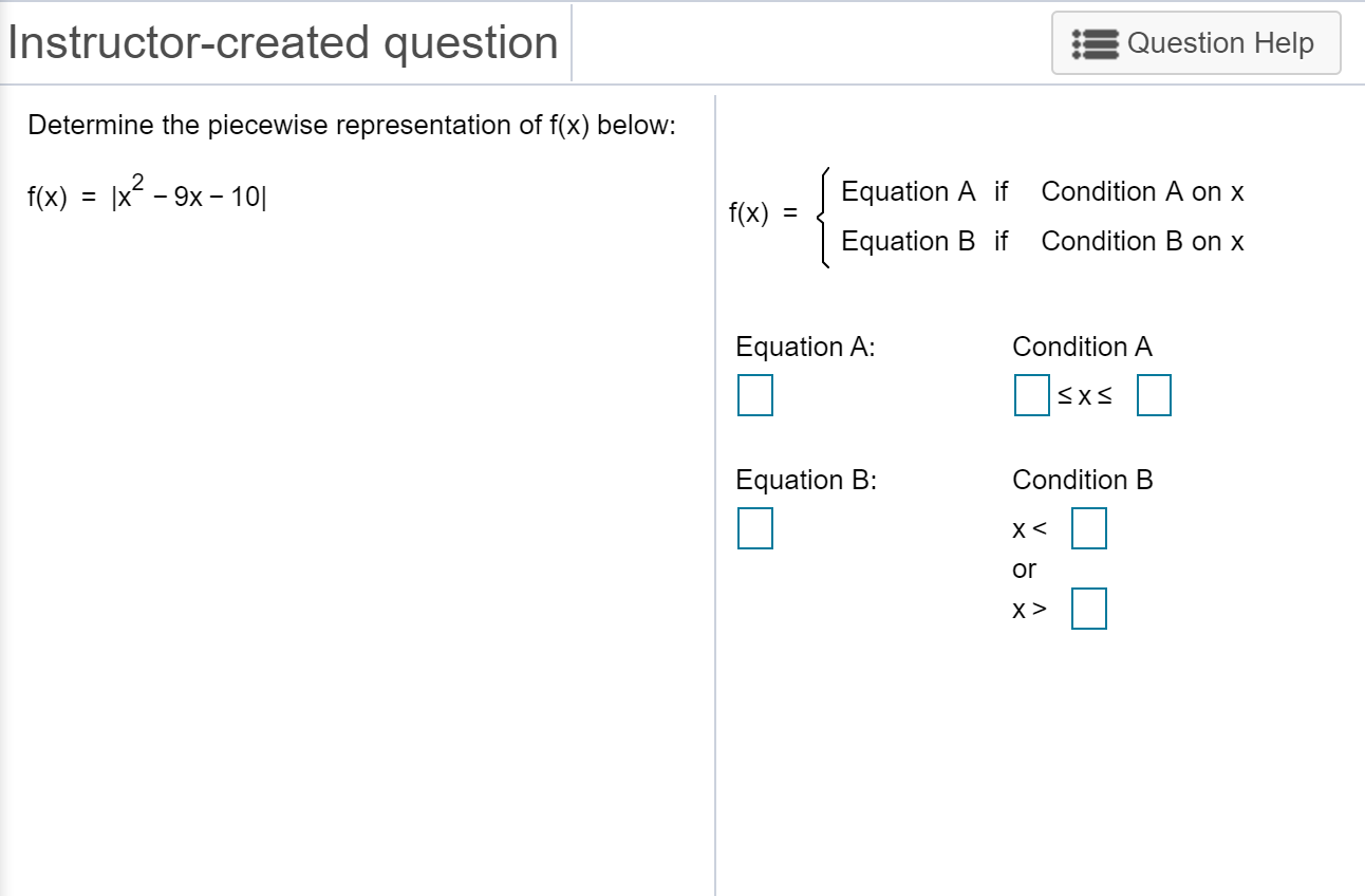 Solved Instructor-created question Question Help Determine | Chegg.com