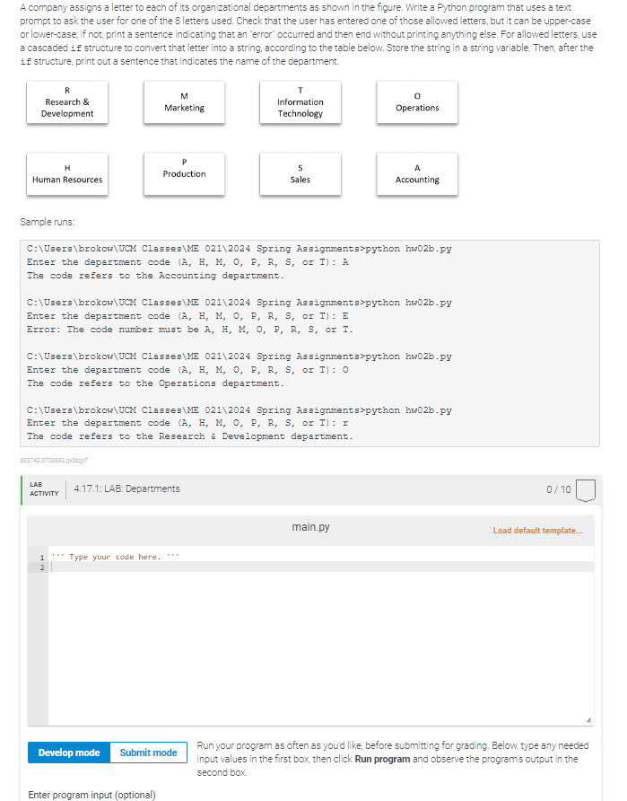 Solved A company assigns a letter to each of its | Chegg.com