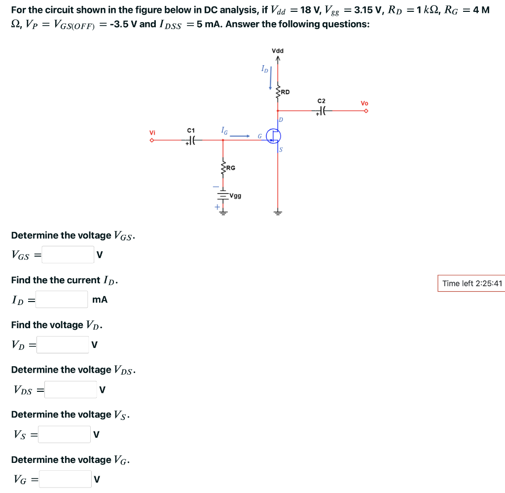 Solved For the circuit shown in the figure below in DC | Chegg.com