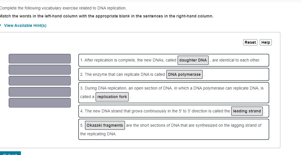 Solved Complete the following vocabulary exercise related to | Chegg.com