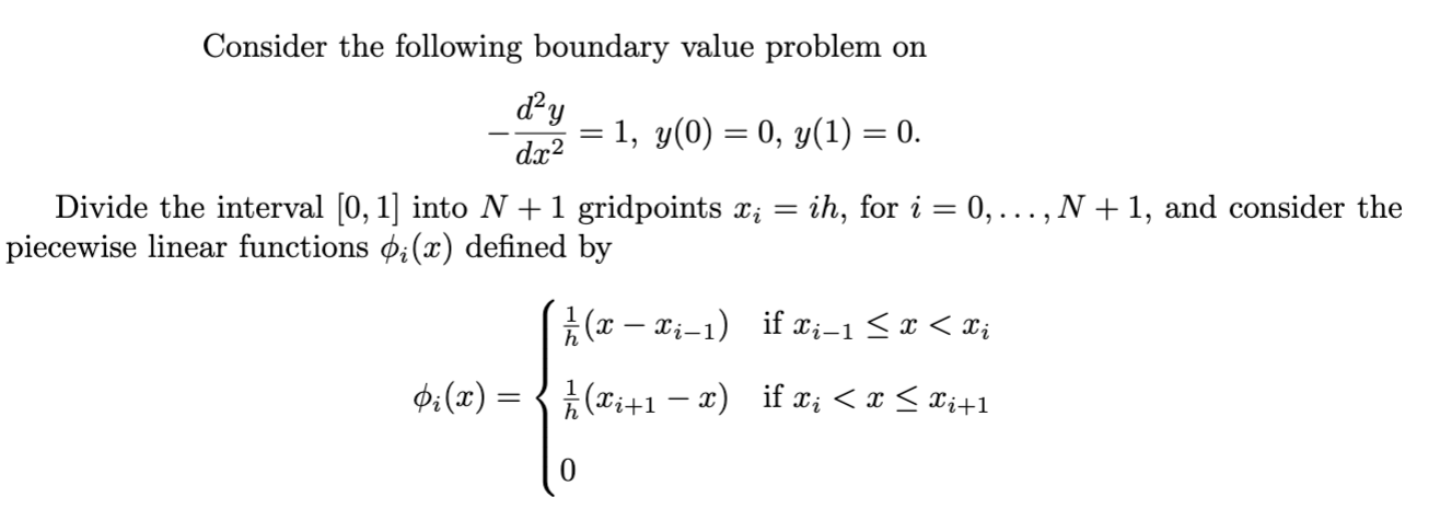 Solved Consider the following boundary value problem on day | Chegg.com