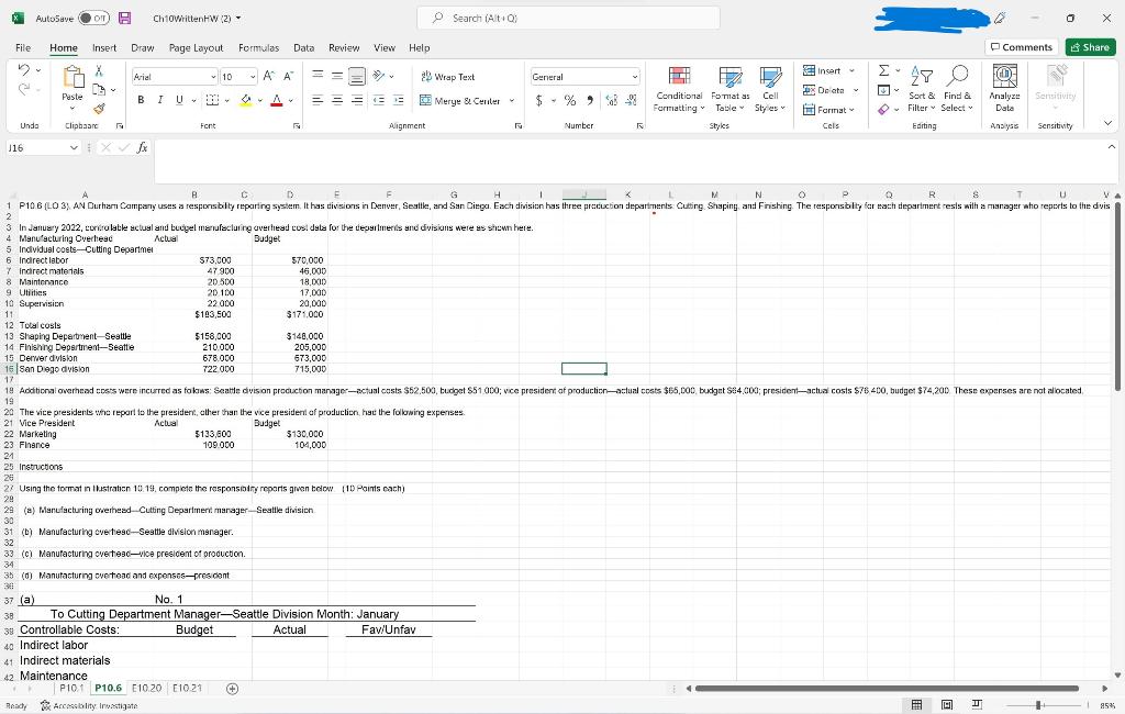 Solved AutoSave O ChlowrittenHW (2) O Search (Alt. File Home | Chegg.com