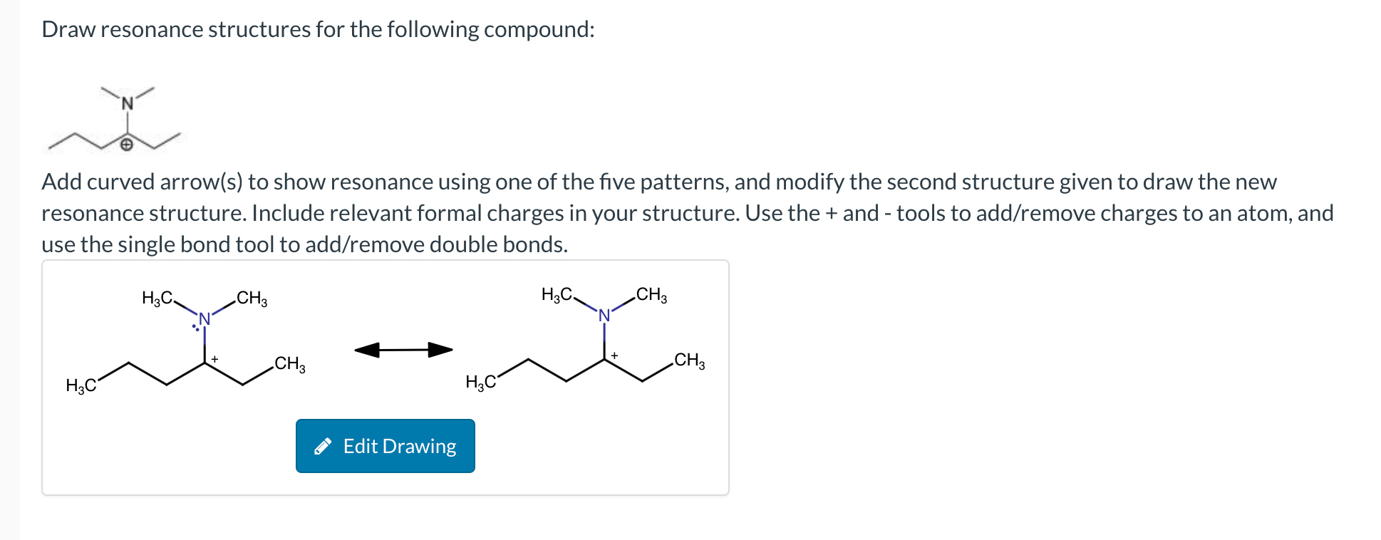 Solved Draw resonance structures for the following compound: | Chegg.com