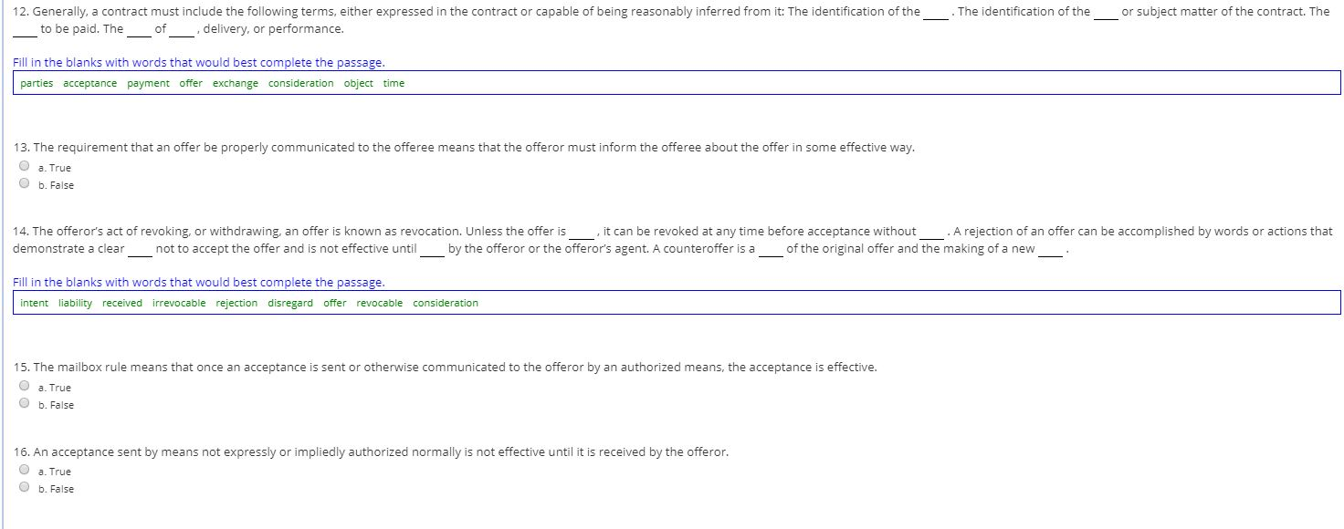 6. The intent of the parties may be determined by | Chegg.com