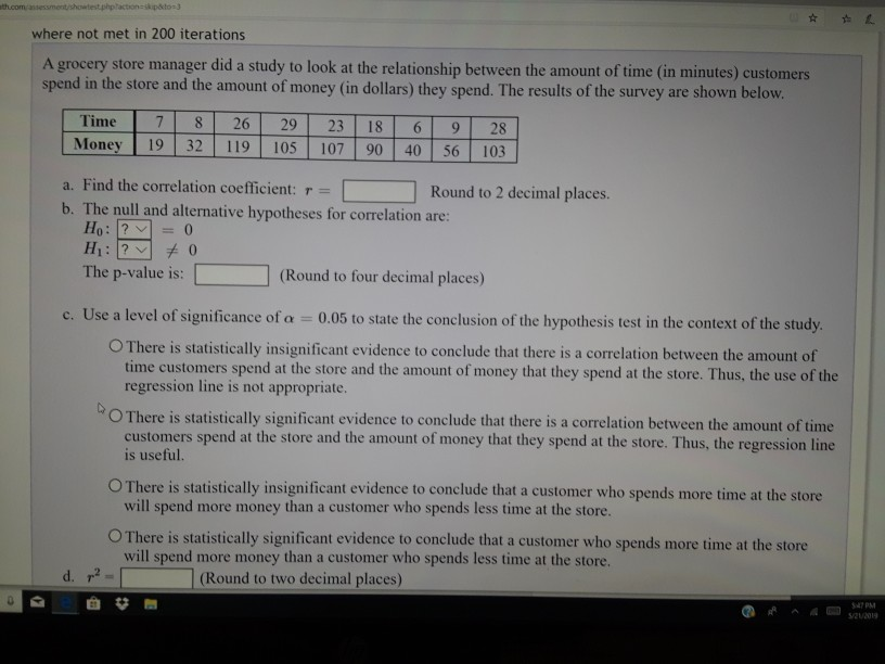 Solved where not met in 200 iterations grocery store manager | Chegg.com