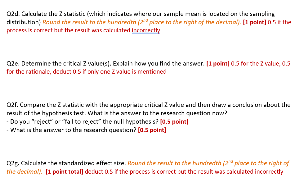 Q2c. Calculate standard error (SE, which is the | Chegg.com