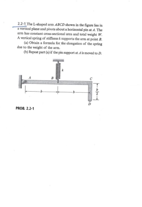 Solved The L-shaped arm ABCD shown in the figure lies m a | Chegg.com
