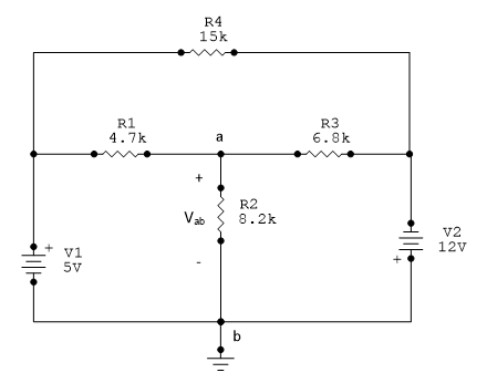Solved Use circuits shown below to find values for table, I | Chegg.com