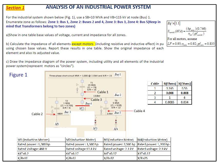Solved For the industrial system shown below (Fig. 1), use a | Chegg.com