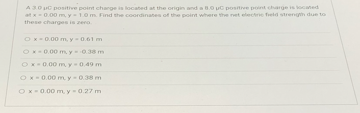 Solved A 3.0 C positive point charge is located at the | Chegg.com