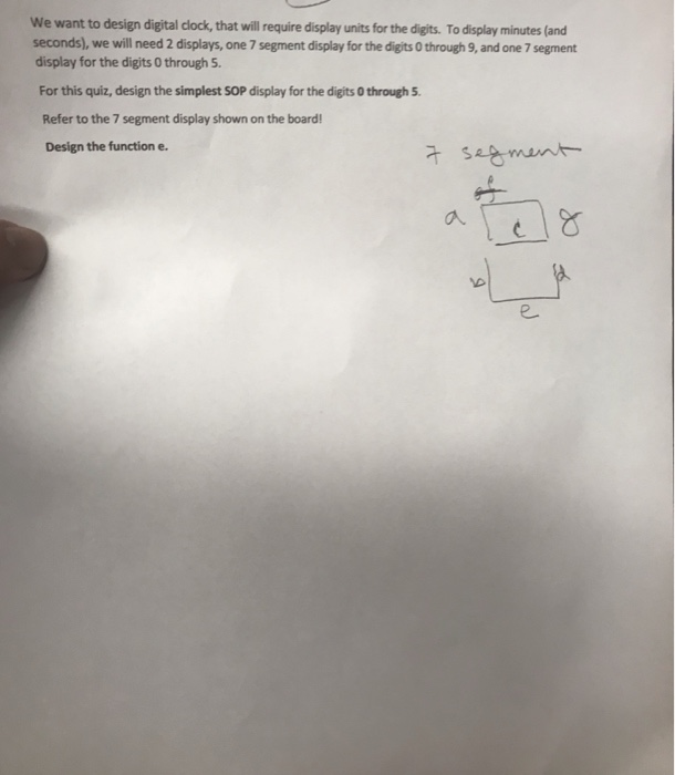 Solved We want to design digital clock, that will require | Chegg.com