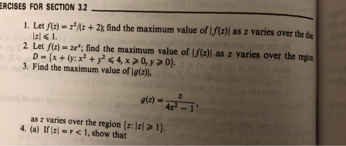 Solved complex variables: answers are attached but unsure | Chegg.com