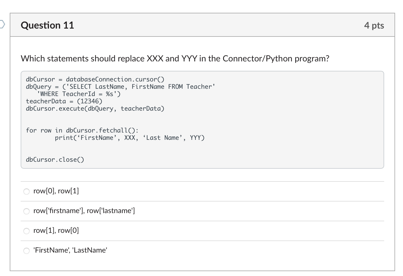 Which statements should replace XXX and YYY in the | Chegg.com