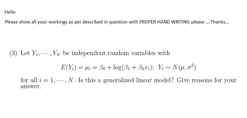 Solved Hello Please show all your workings as per described | Chegg.com