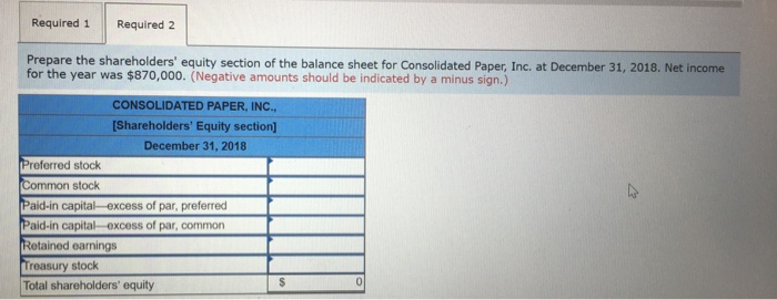 Solved The balance sheet of Consolidated Paper, Inc., | Chegg.com
