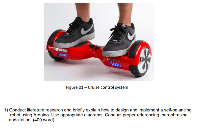 TR ia of Figure 01 – Cruise control system 1) Conduct | Chegg.com