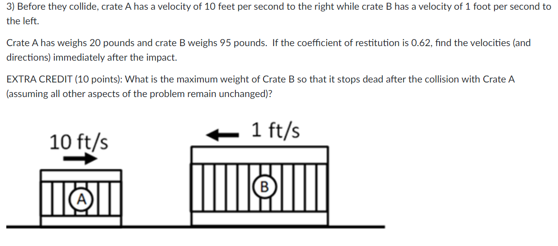 Solved Answer question 3 and the extra credit | Chegg.com