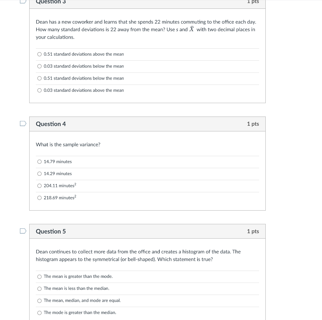 Solved Use the following scenario to answer Questions 1 - 5: | Chegg.com