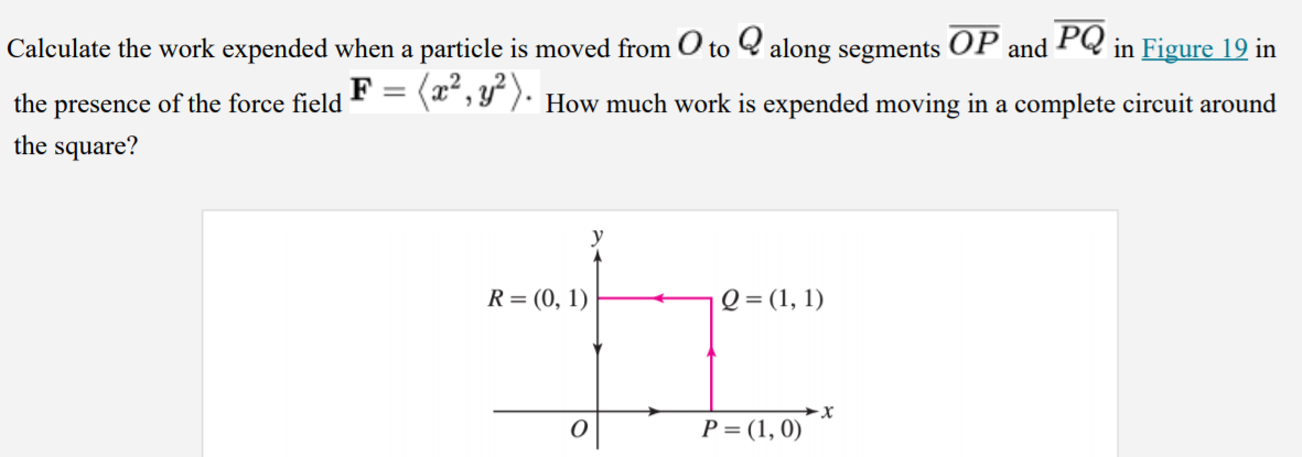 Solved Calculate the work expended when a particle is moved | Chegg.com