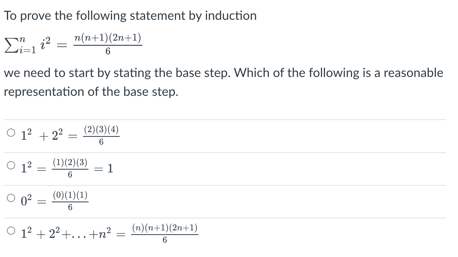 Solved To prove the following statement by induction | Chegg.com