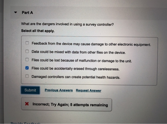 Solved PartA What are the dangers involved in using a survey | Chegg.com