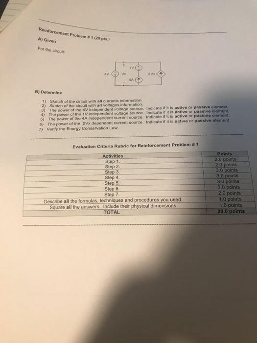 Solved Reinforcement Problem # 1 (20 pts.) A) Given For the | Chegg.com