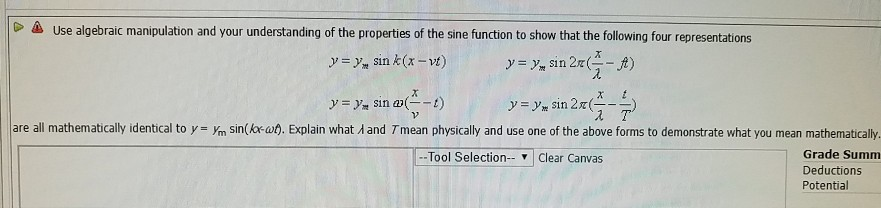 Solved D Use algebraic manipulation and your understanding | Chegg.com