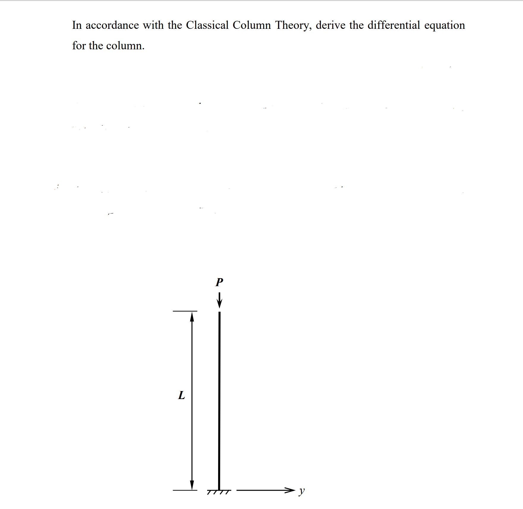 Solved In accordance with the Classical Column Theory, | Chegg.com
