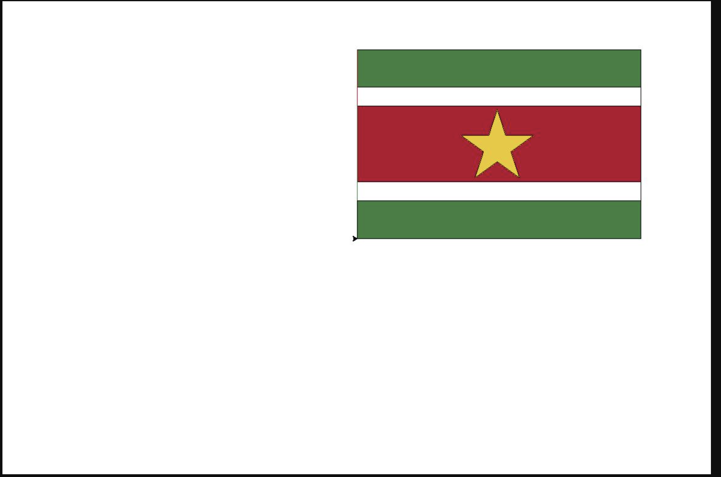 Solved that flag because it's fairly simple to draw, | Chegg.com