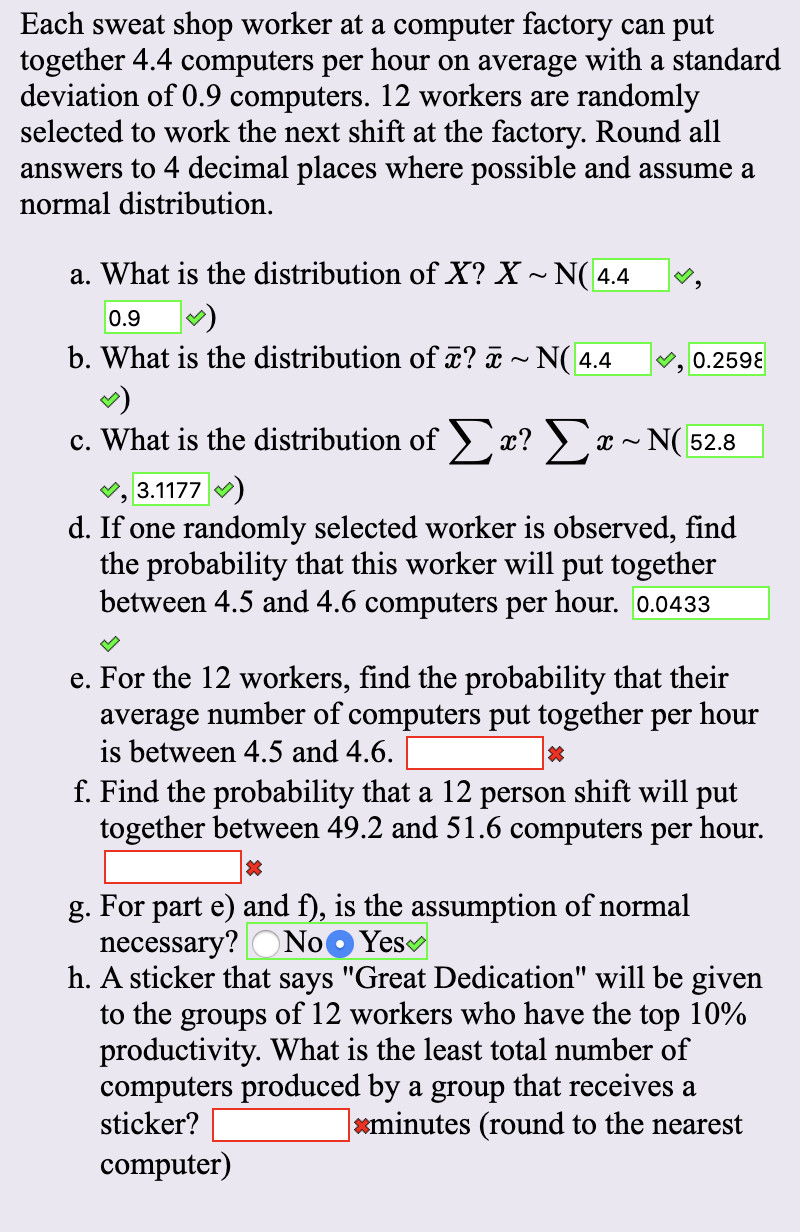 Solved Each sweat shop worker at a computer factory can put | Chegg.com