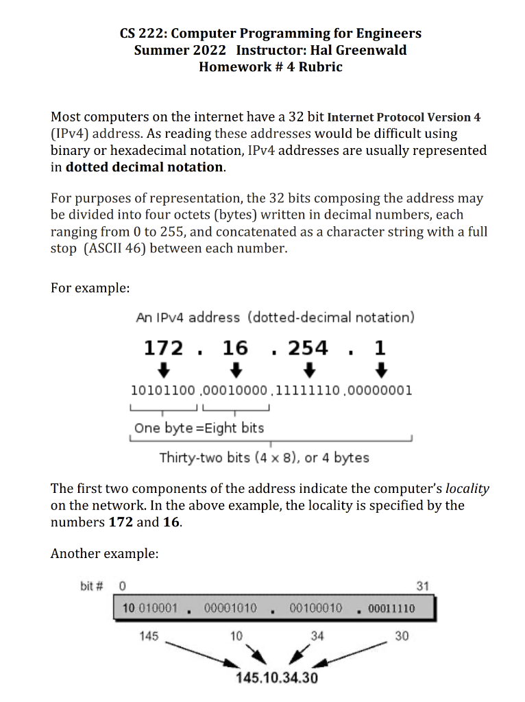 Solved Most computers on the internet have a 32 bit Internet | Chegg.com
