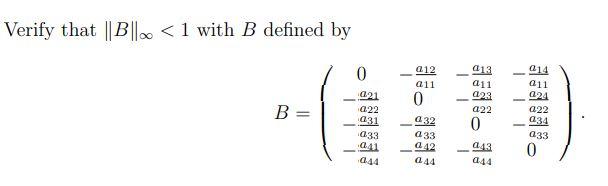 Solved Verify that || B || 20