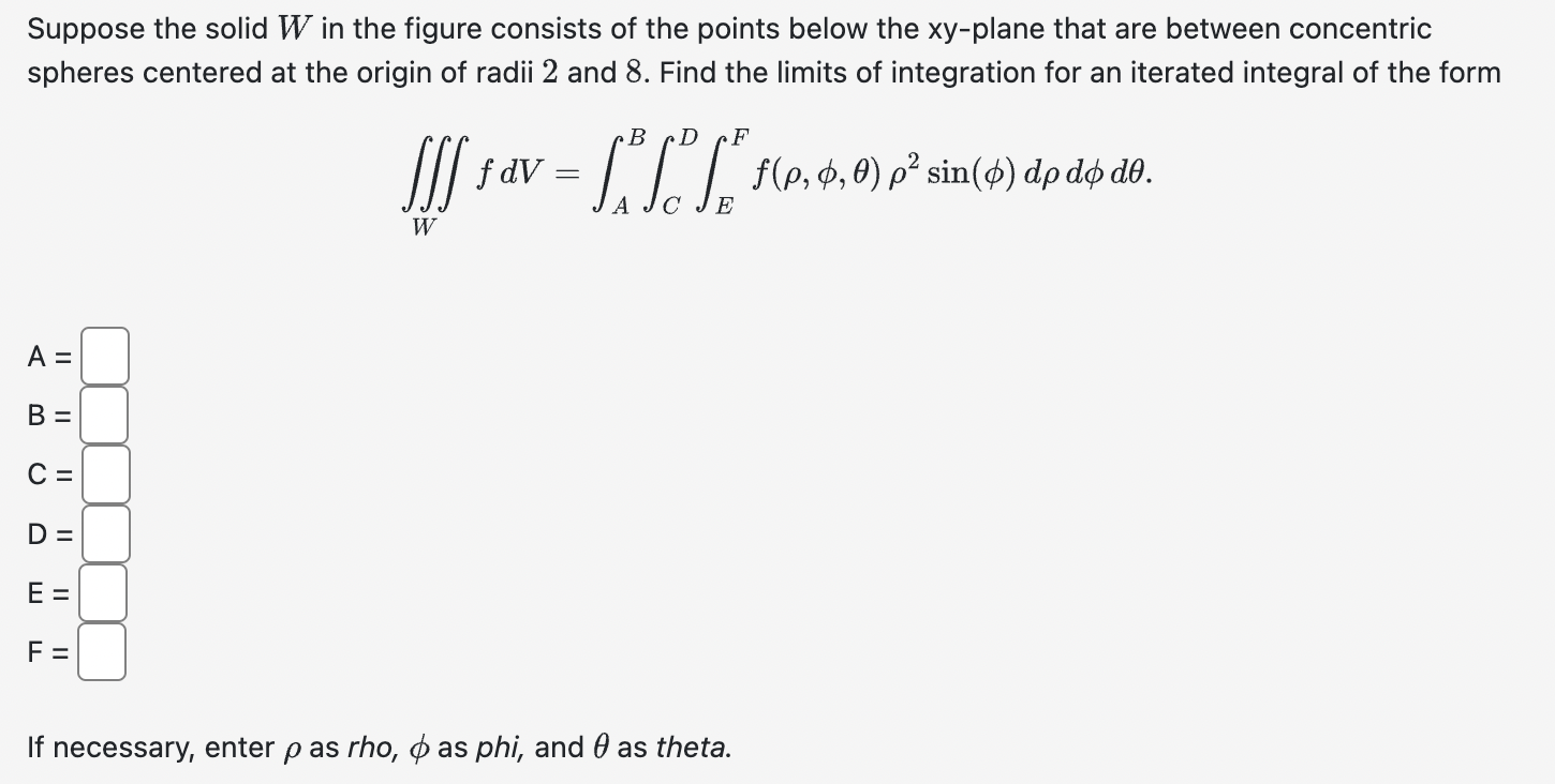 Solved Suppose the solid W in the figure consists of the | Chegg.com