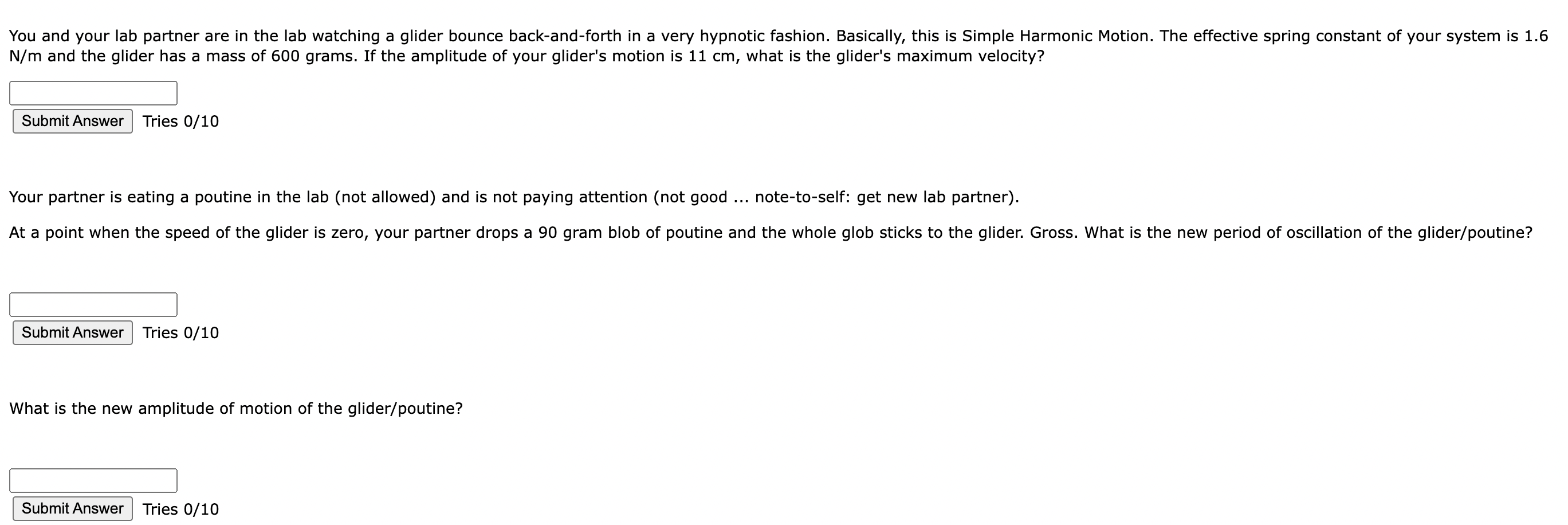 Solved Nm ﻿and the glider has a mass of 600 ﻿grams. If the | Chegg.com