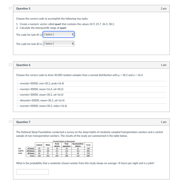 Solved Question 5 2 pts Choose the correct code to | Chegg.com