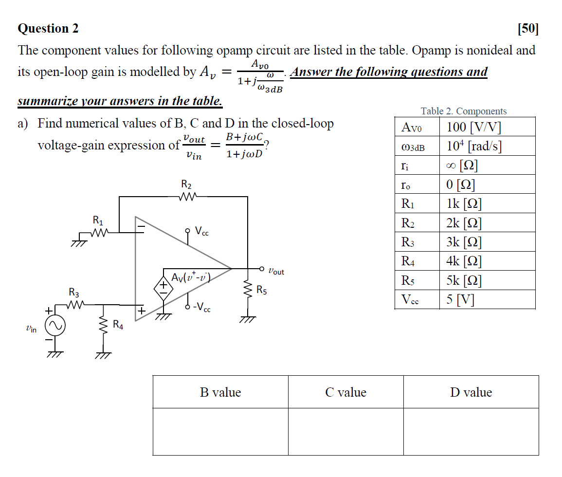 Solved Question 1 [30+20] In the following circuit, the two | Chegg.com