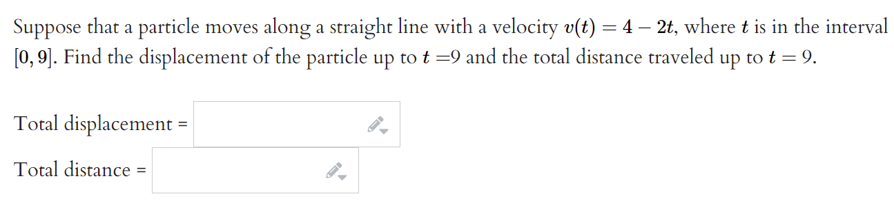 Solved Suppose that a particle moves along a straight line | Chegg.com