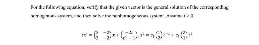 I need help solving this question using DSOLVE in | Chegg.com