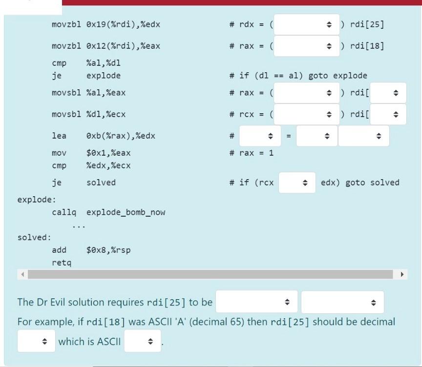 vum ui assembler code for function bombphase_1: | Chegg.com