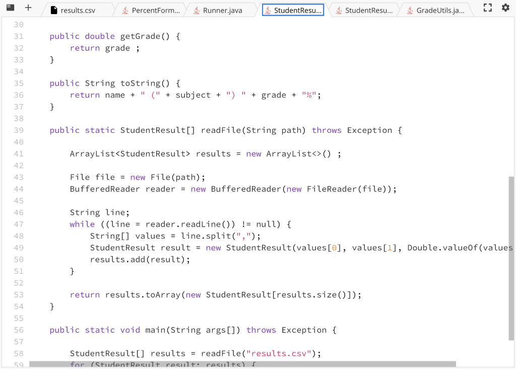 Solved I need help on Summarising Student Results. Can | Chegg.com