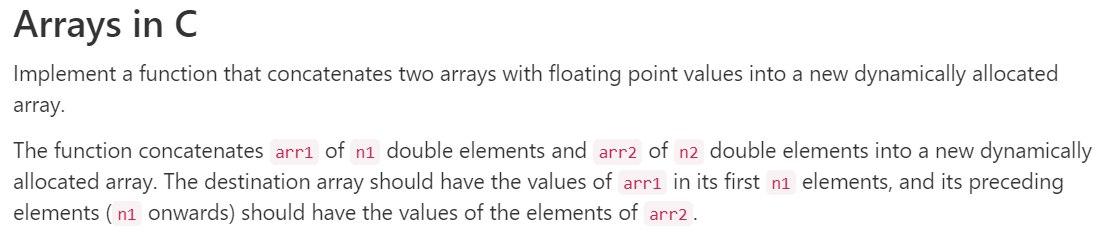 Solved C Programming Arrays In C Implement A Function That 6793