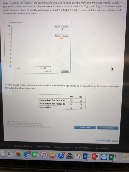 Solved 2. Identifying main effects and interaction for a | Chegg.com