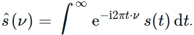Signaalin s:R→C Fourier-muunnos s^:R→C lasketaan | Chegg.com