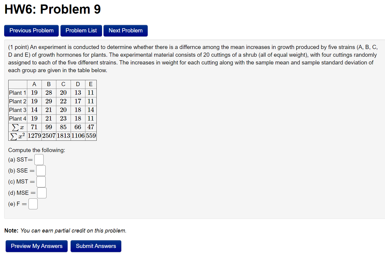 Solved HW6: Problem 9 Previous Problem Problem List Next | Chegg.com