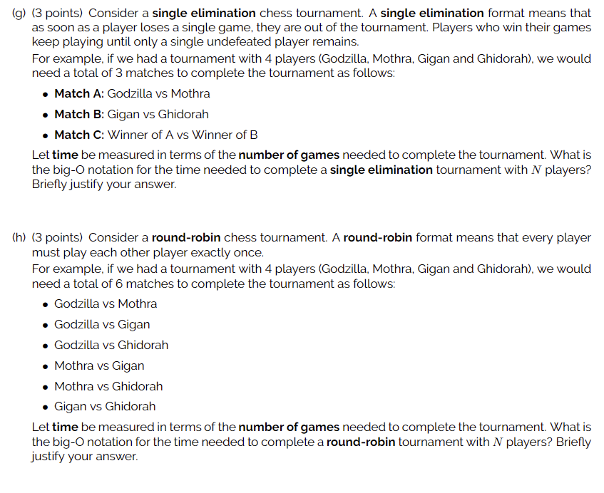 Solved Scenarios (a) (3 points) def search (L, target): # L | Chegg.com